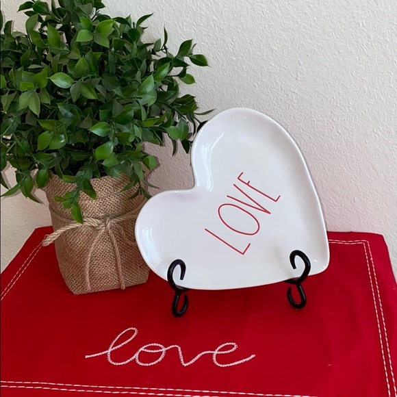Rae Dunn | Accents | Nwt Rae Dunn Love Heart Plate | Poshmark